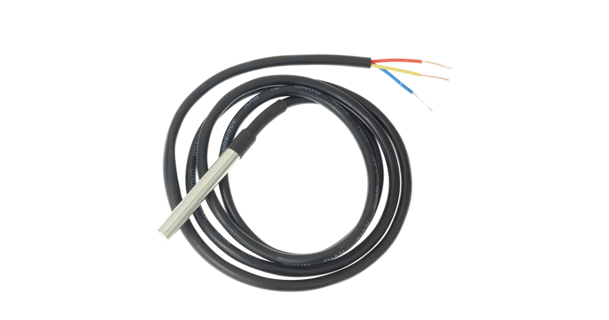 Sensor de temperatura - Shelly DS18B20 100cm - P/ Shelly Add