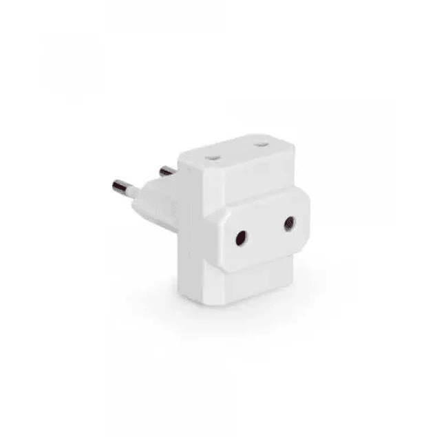 Ficha T Tripla Monofásica 10A AS107