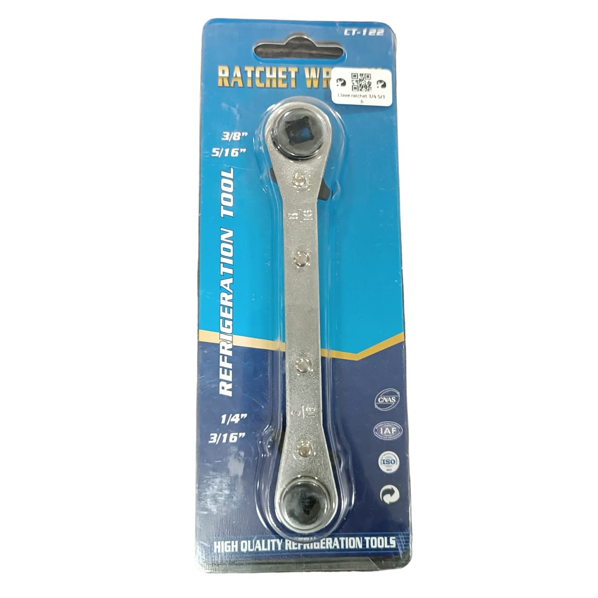 Llave ratchet 3/16, 1/4, 5/16, 3/8.
