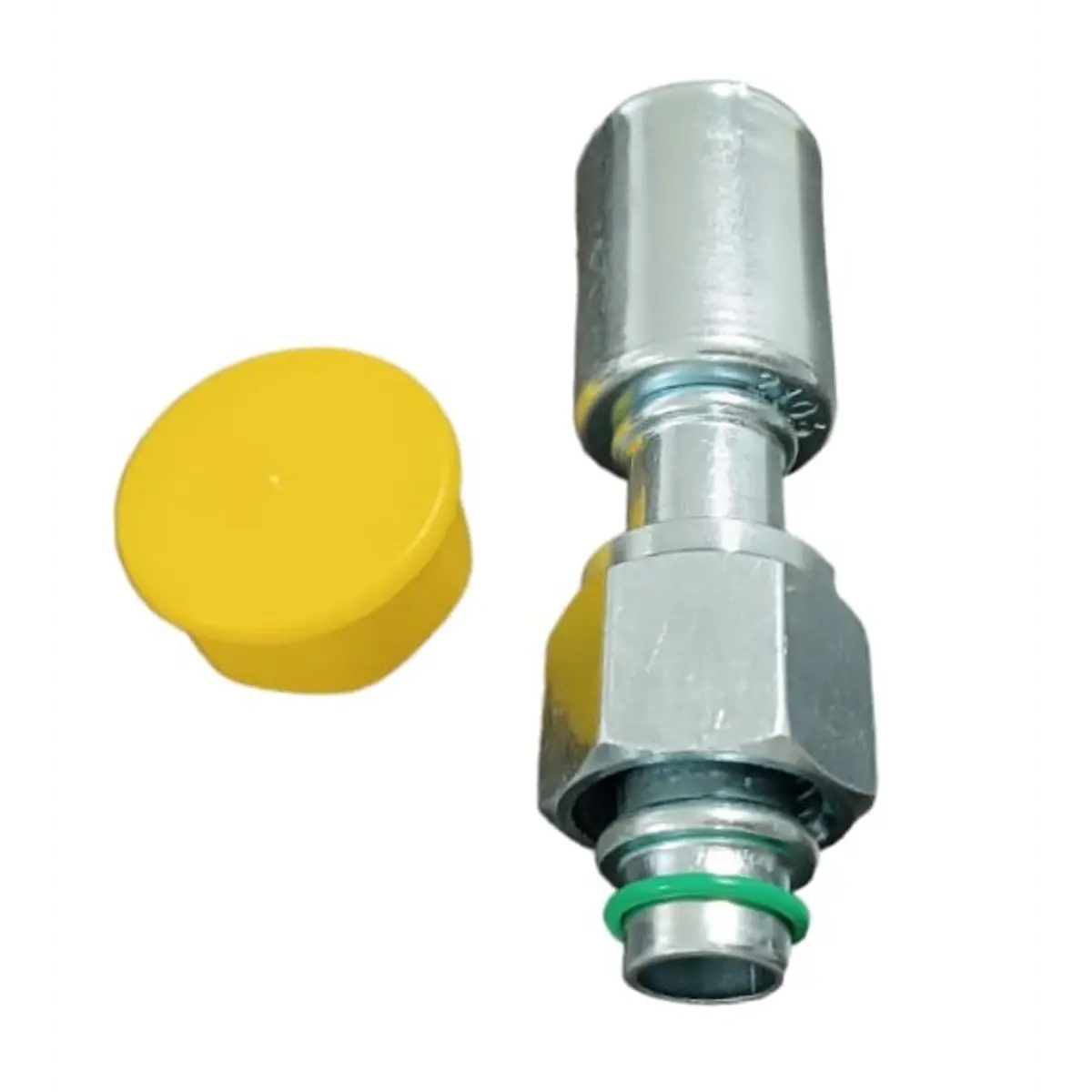 Fitting recto 1/2 C/ferrul Acero HI