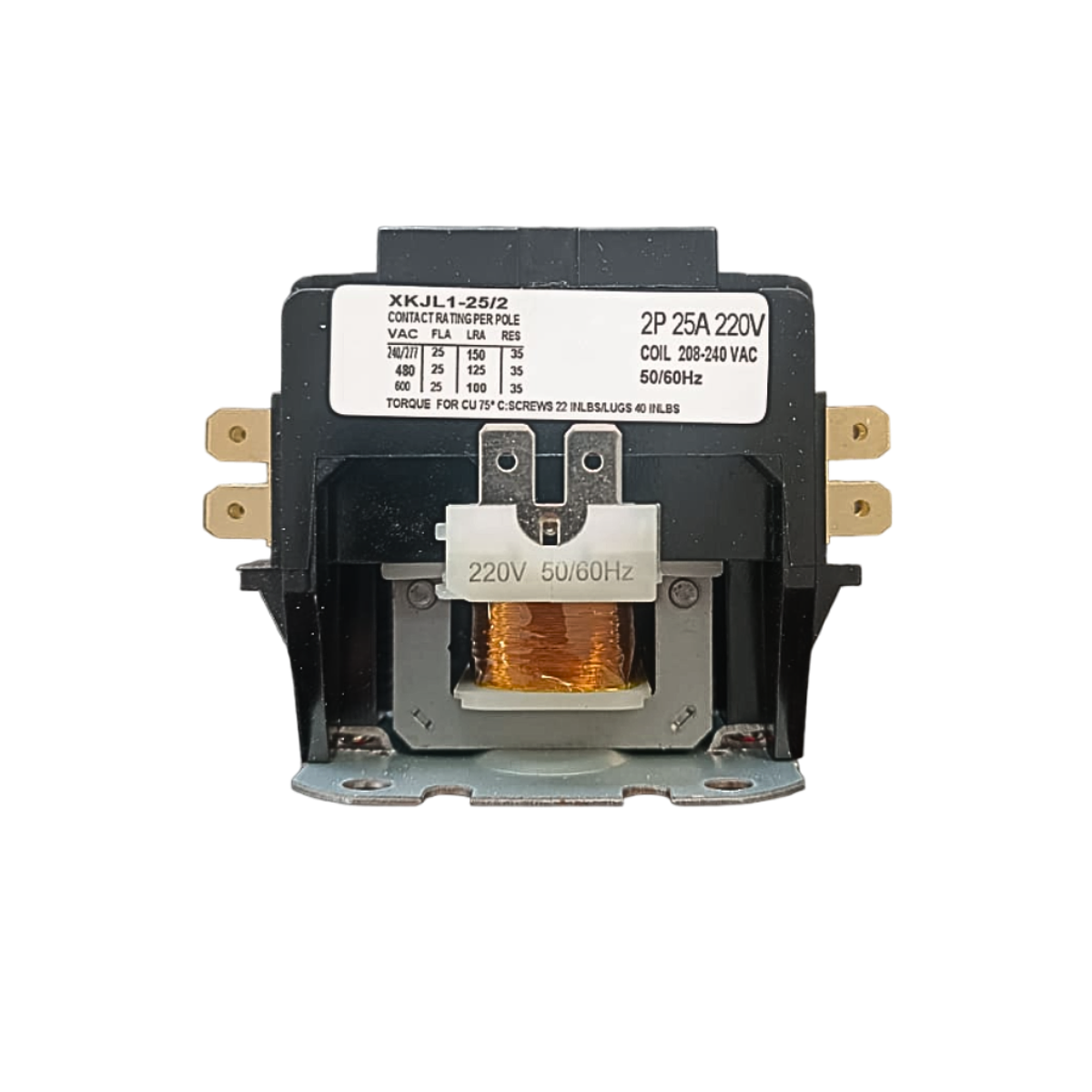 Contactor monofasico 2P bobina 220V
