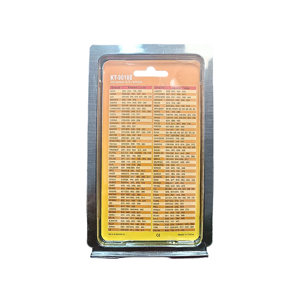 Control remoto universal KT-9018E