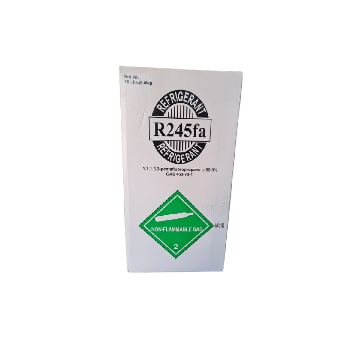 Gas refrigerante R245FA 6,8kg. REFRIGERANT