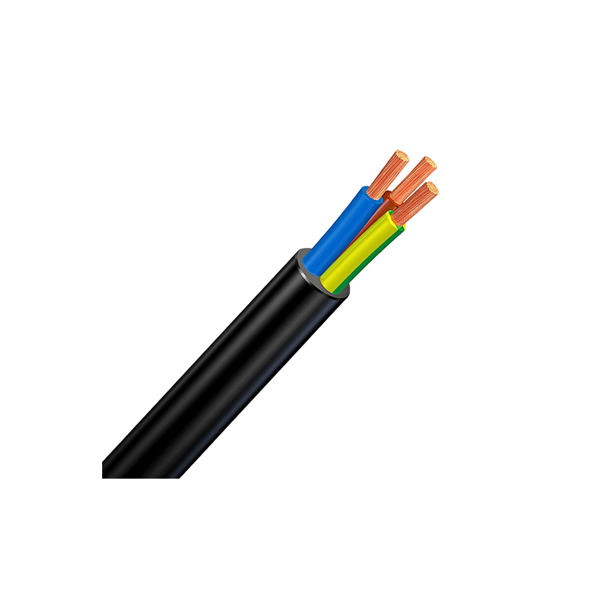 Cable cordon electrico 1m 450/750V 3g 2.5mm