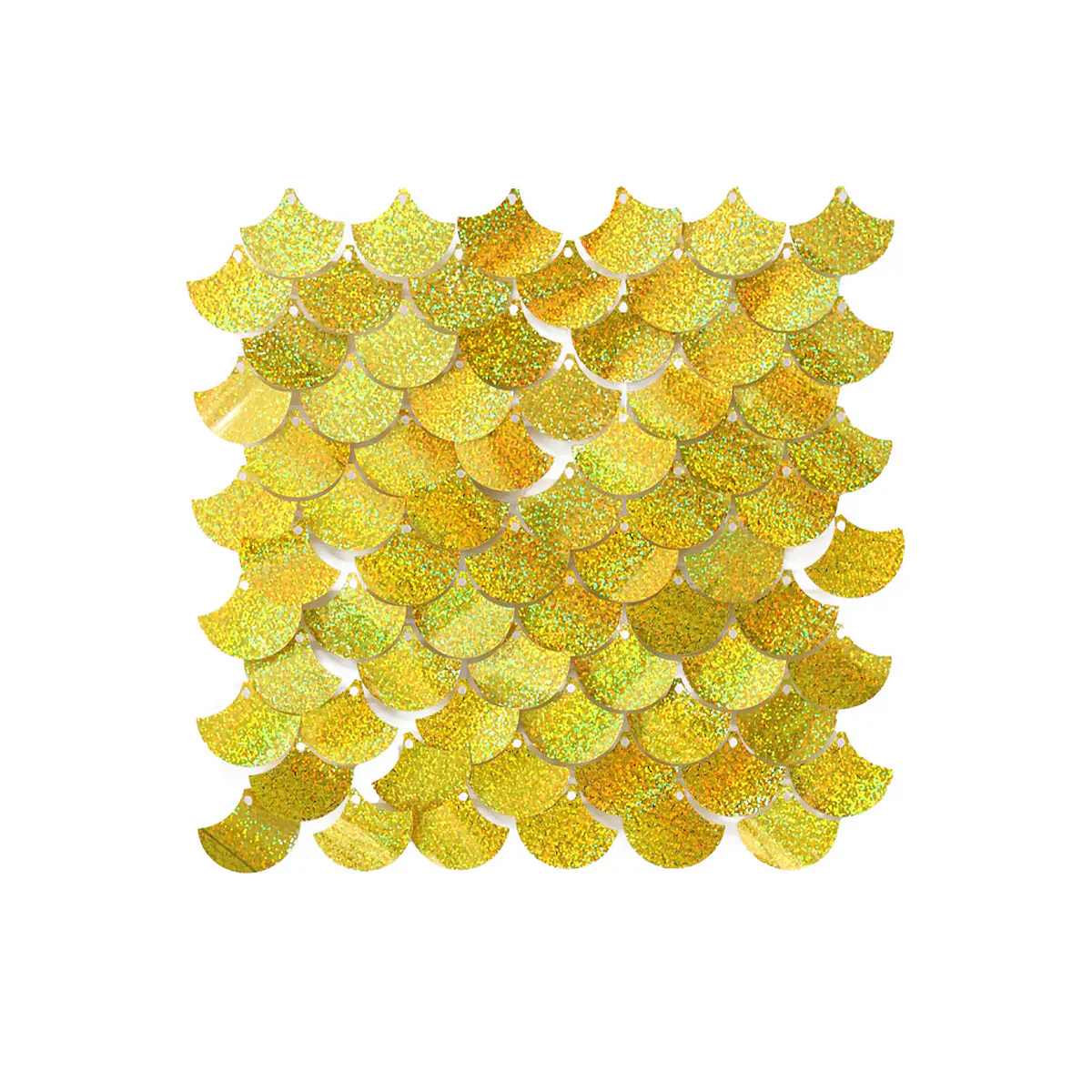 Panel decorativo shimmer wall sirena láser dorado 30*30cm