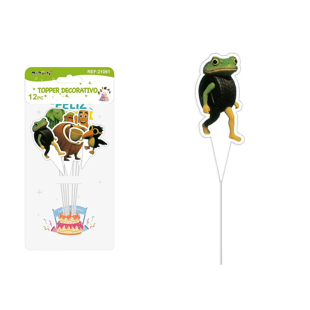 Cake Topper Brainrot 8.2cm 12pcs