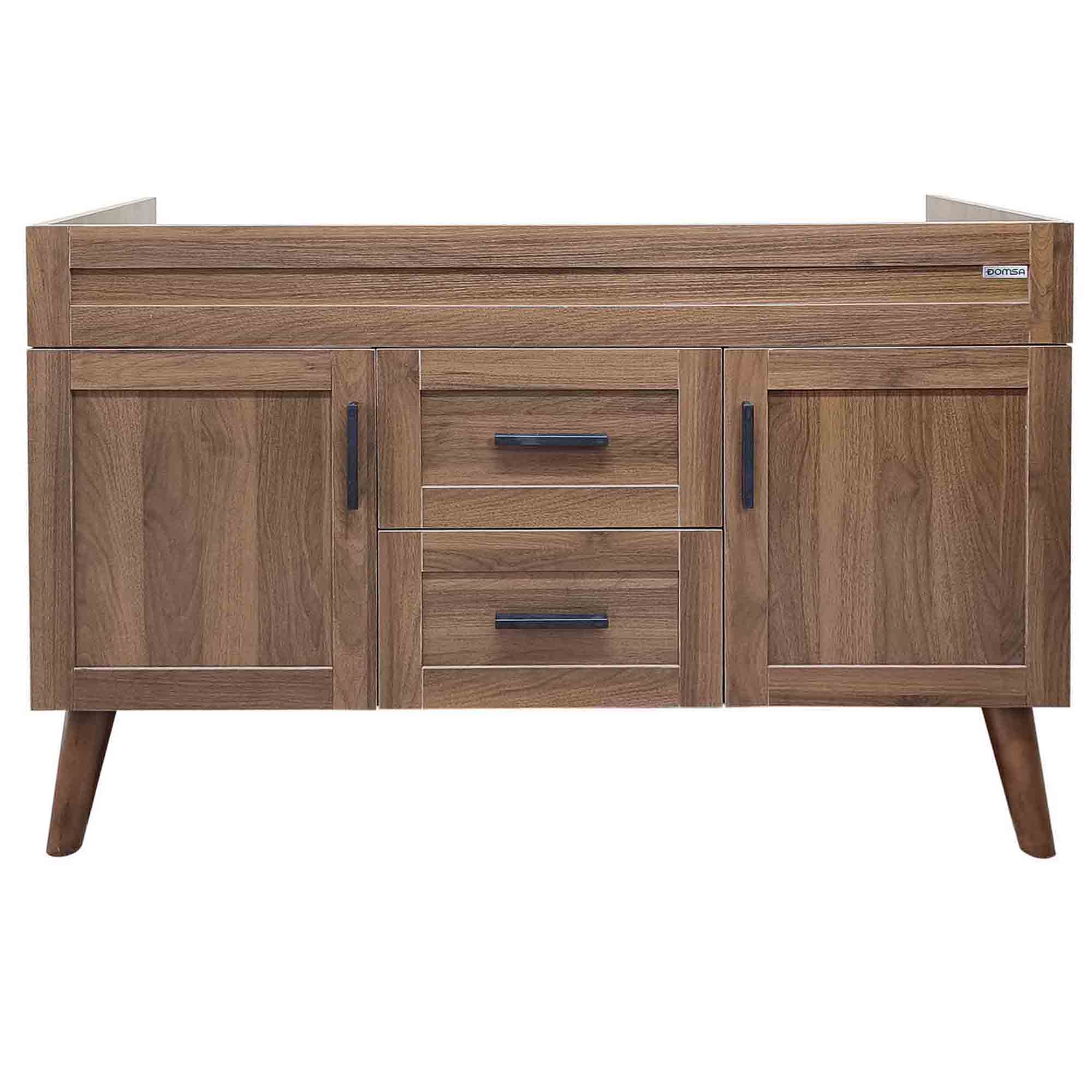 Mueble para Vanitorio Doble Elegance Nogal / 118,5x80x46cm | Muebles Domsa