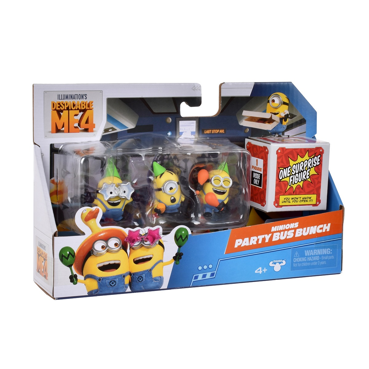 MINIONS PACK 4 FIGURAS 5 CMS MI VILLANO FAVORITO ANSALDO...
