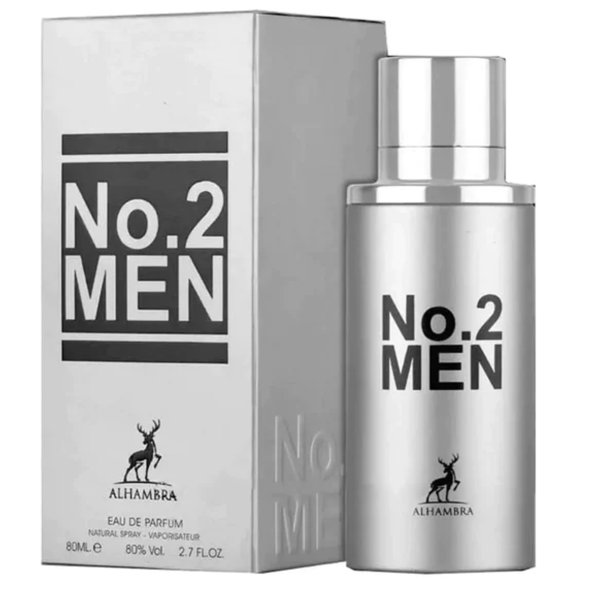 NO. 2 MEN EDP 80 ML - MAISON ALHAMBRA