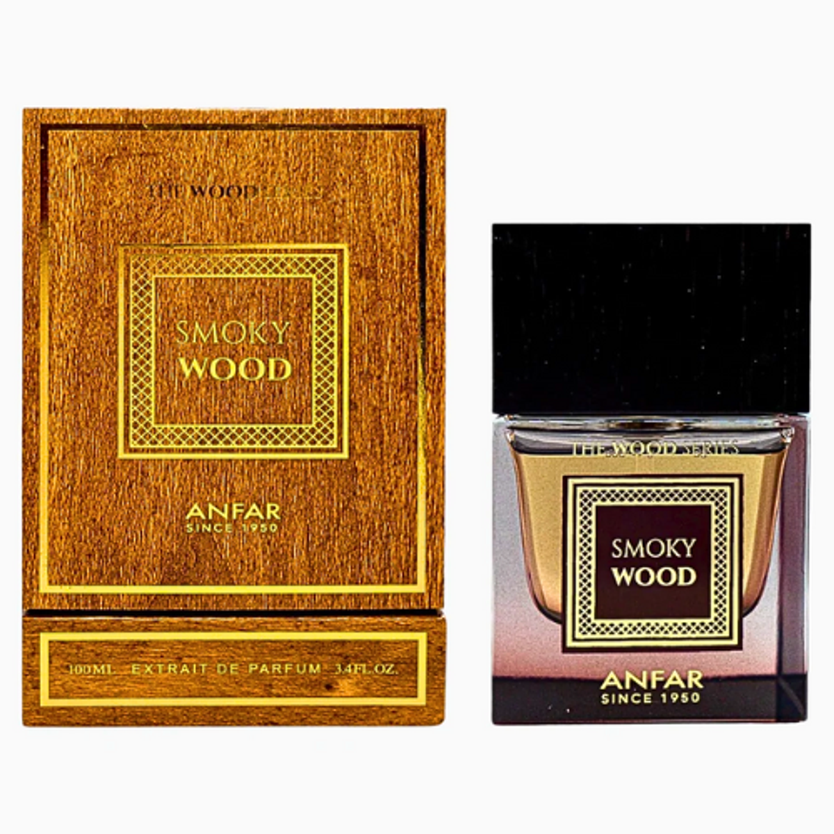 SMOKY WOOD EXTRAIT DE PARFUM 100 ML FOR MEN - ANFAR LONDON