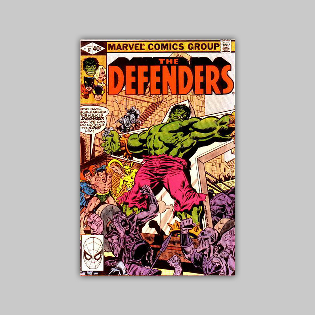 Defenders 81 VF/NM (9.0) 1980