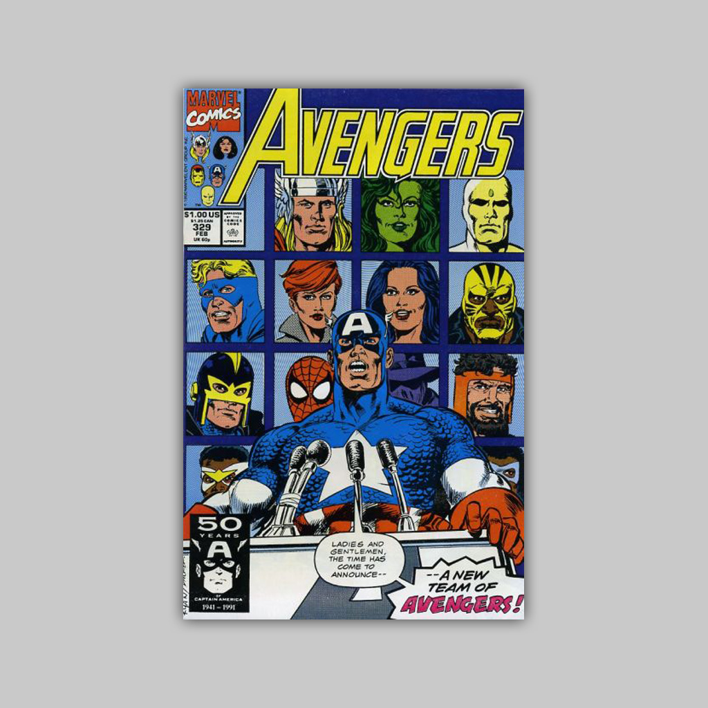 Avengers 329 1991