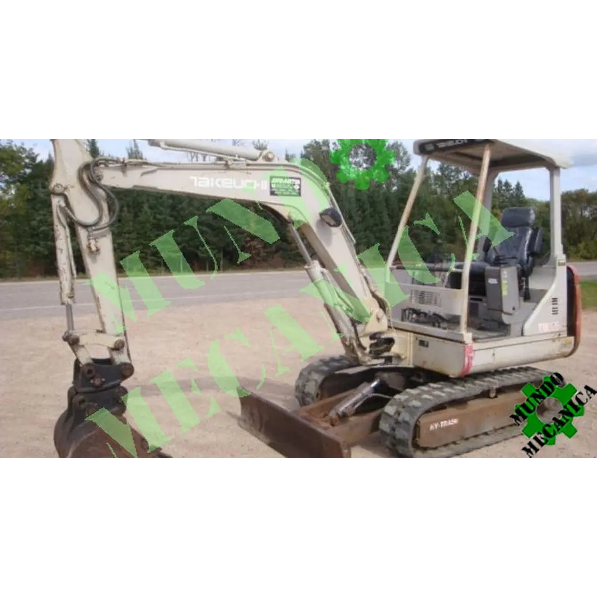 Catalogo Partes la excavadora compacta Takeuchi TB025