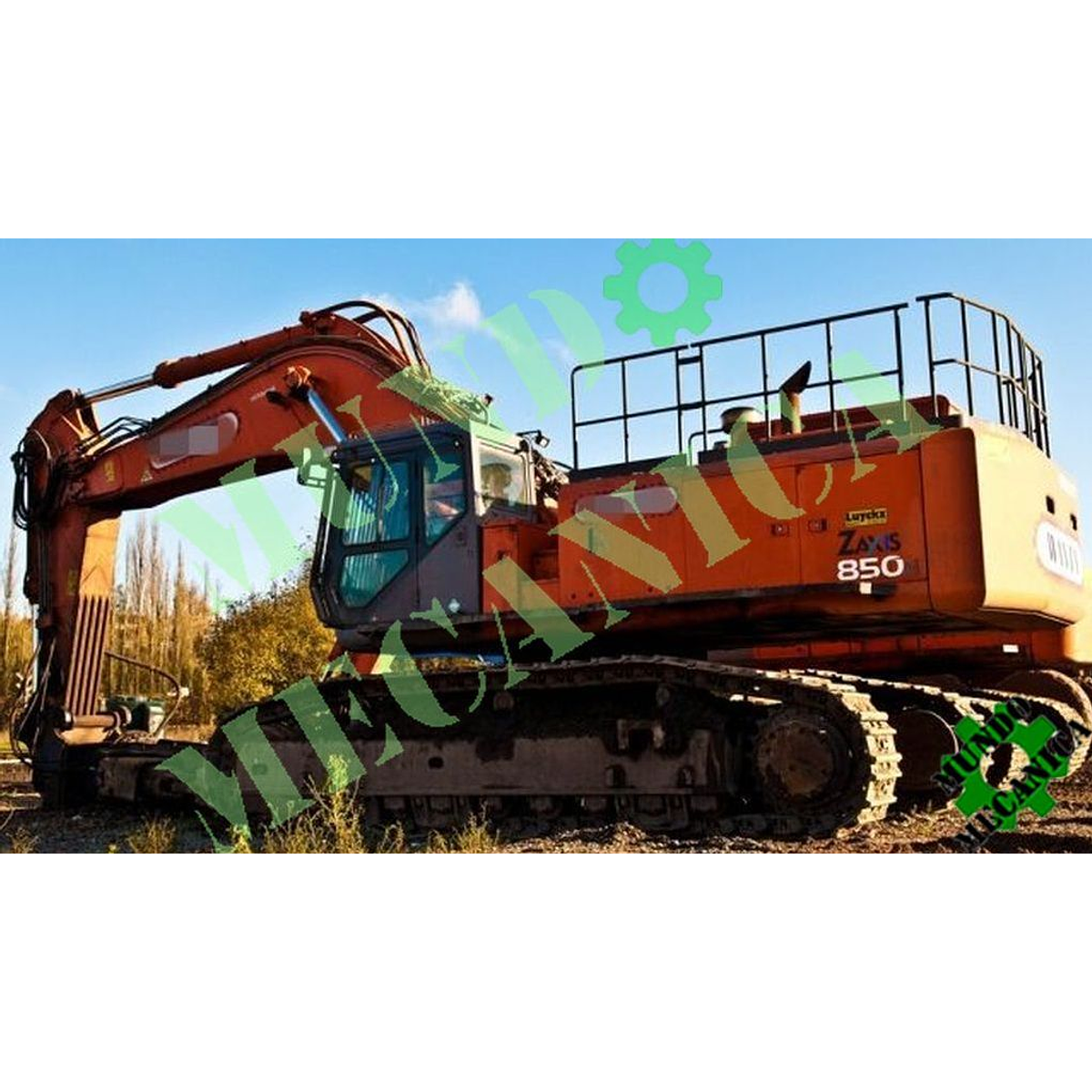 HITACHI ZAXIS 800 850H EXCAVADORA Manual del operador