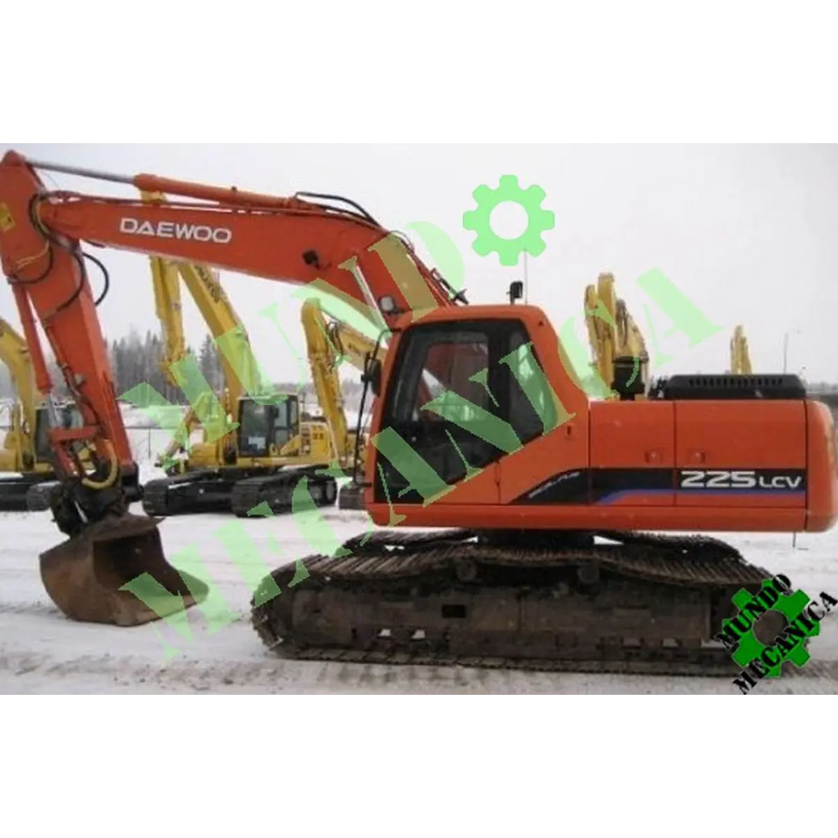 Manual Operador excavadora Daewoo Doosan Solar 225LC-V