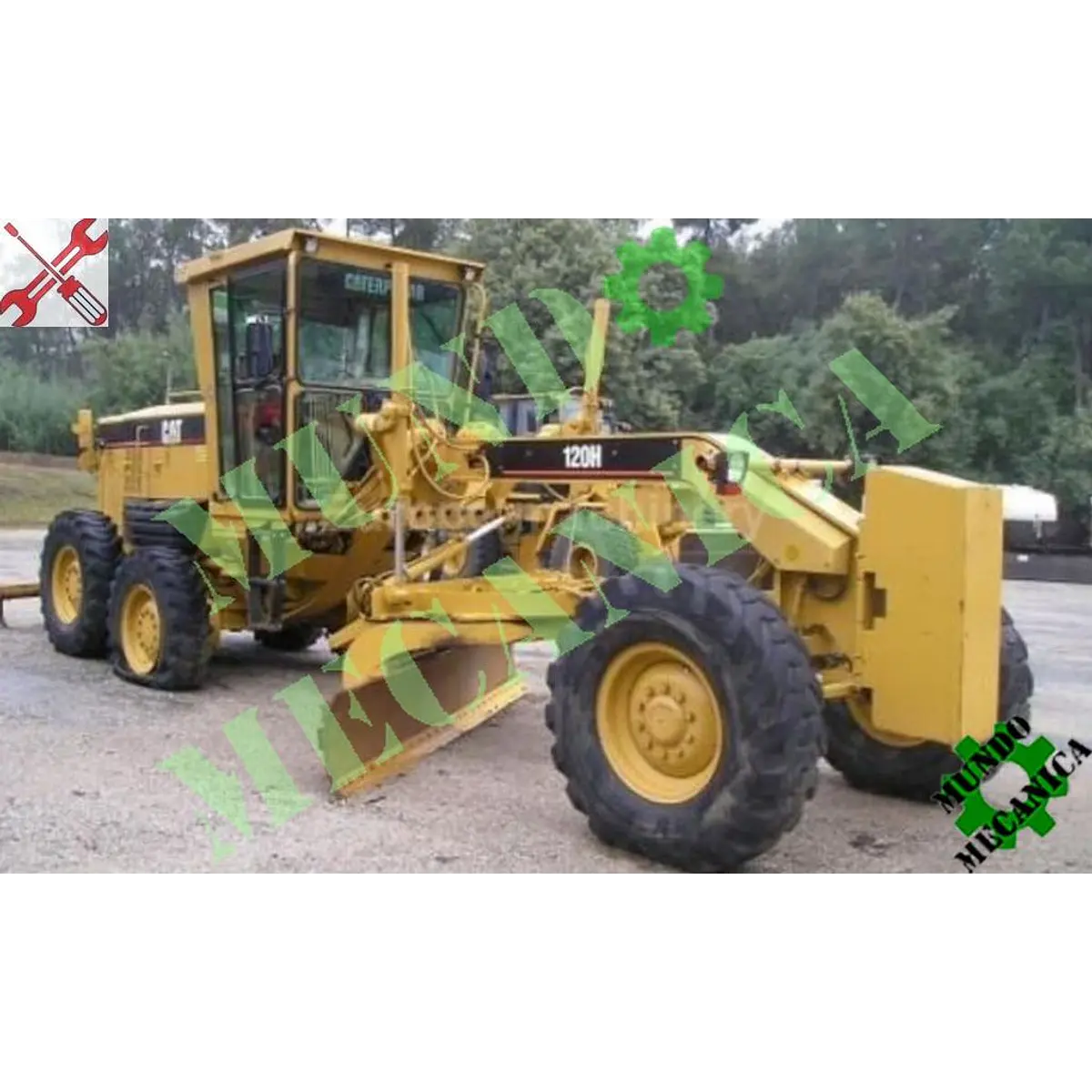 Manual Taller de motoniveladora Caterpillar Cat 120H
