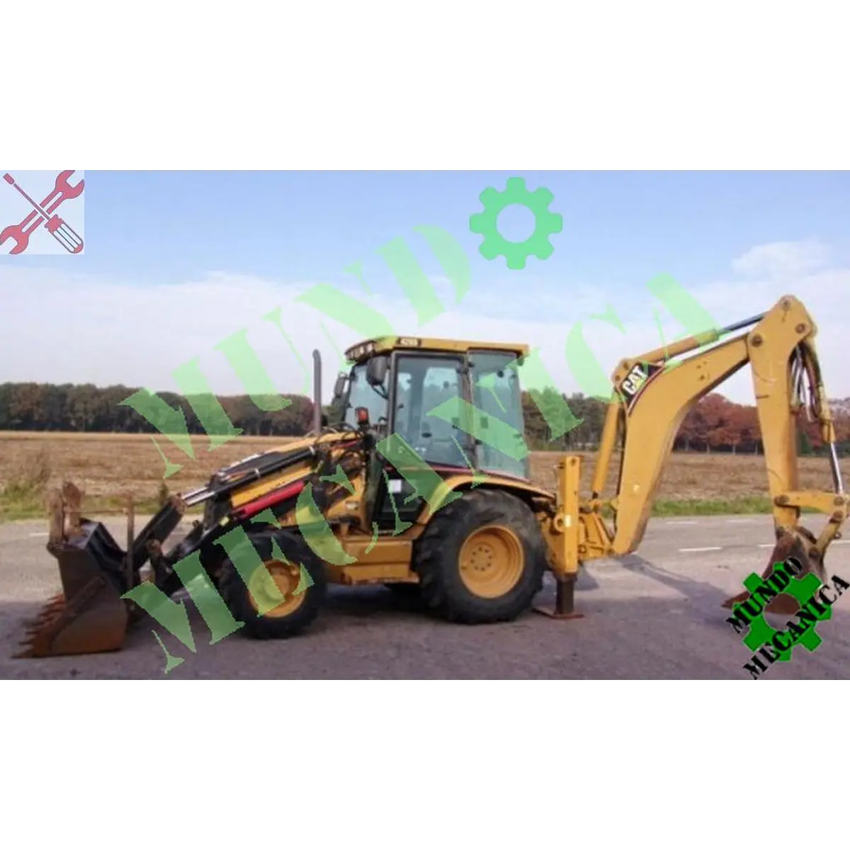 Manual Taller la RETROEXCAVADORA Caterpillar Cat 428D