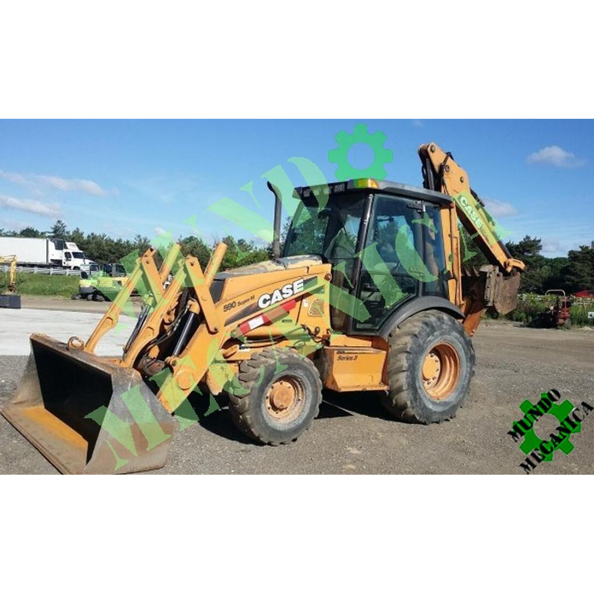 CASE 580M 580SM 580SM+ 590SMManual retroexcavadora cargadora