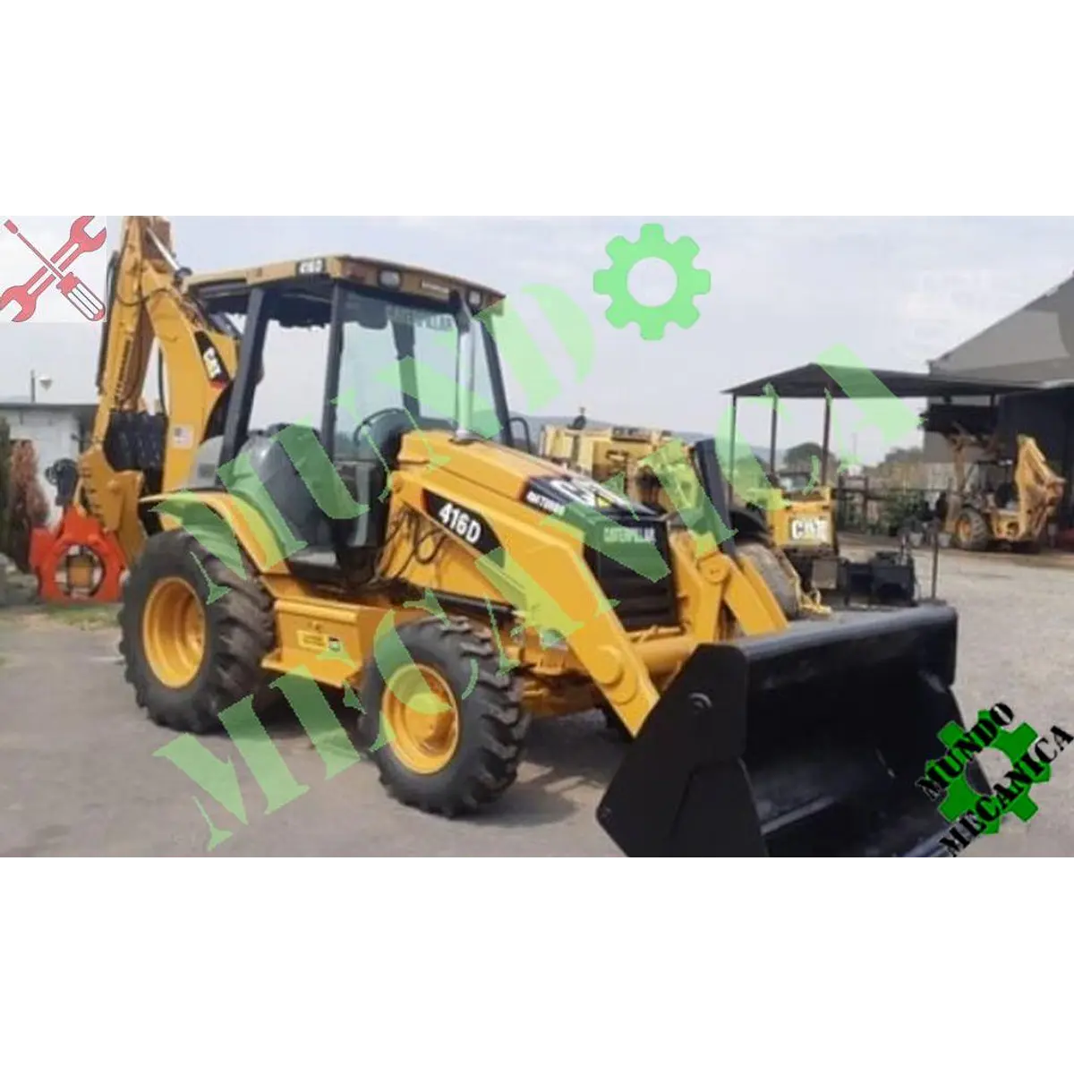 Manual Taller la RETROEXCAVADORA Caterpillar Cat 416D