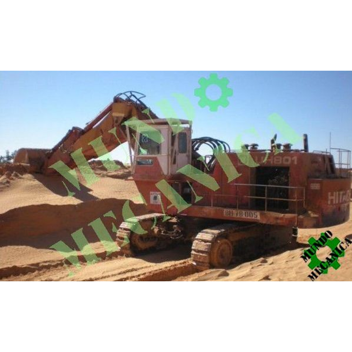 Manual Taller excavadora hidráulica Hitachi UH801