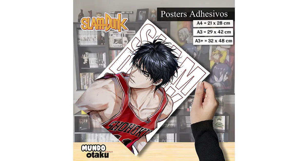 Póster Adhesivo - Slam Dunk