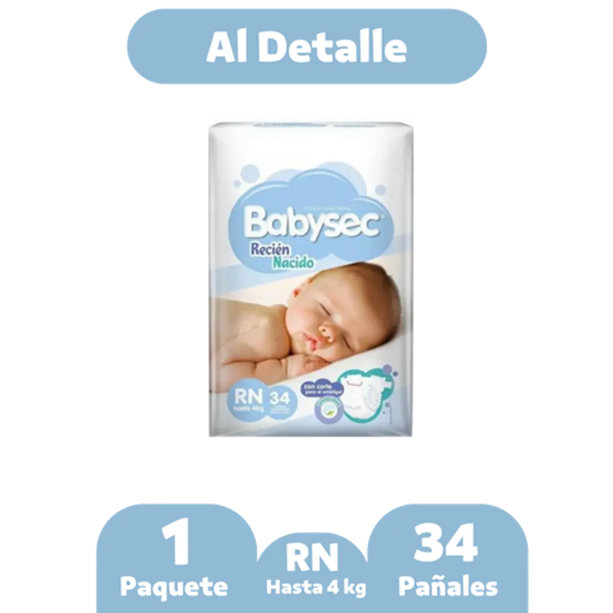 Pañales para el bebé