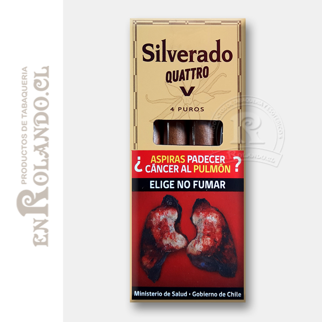 Cigarros Silverado Quattro Virginia 4 uds ($3.800 x Mayor)