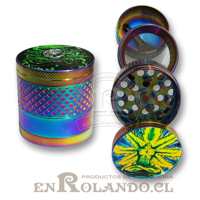 Moledor Metal Diseños - 3 pisos #2165 ($6.990 x Mayor)