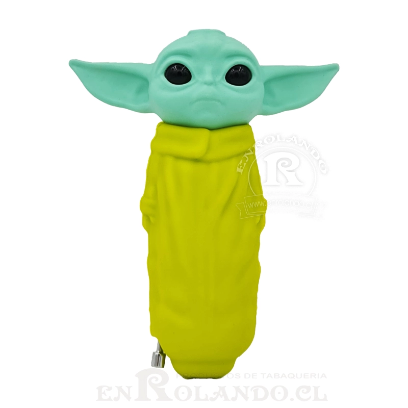 Pipa Silicona Baby Yoda Lisa ($4.990 x Mayor)