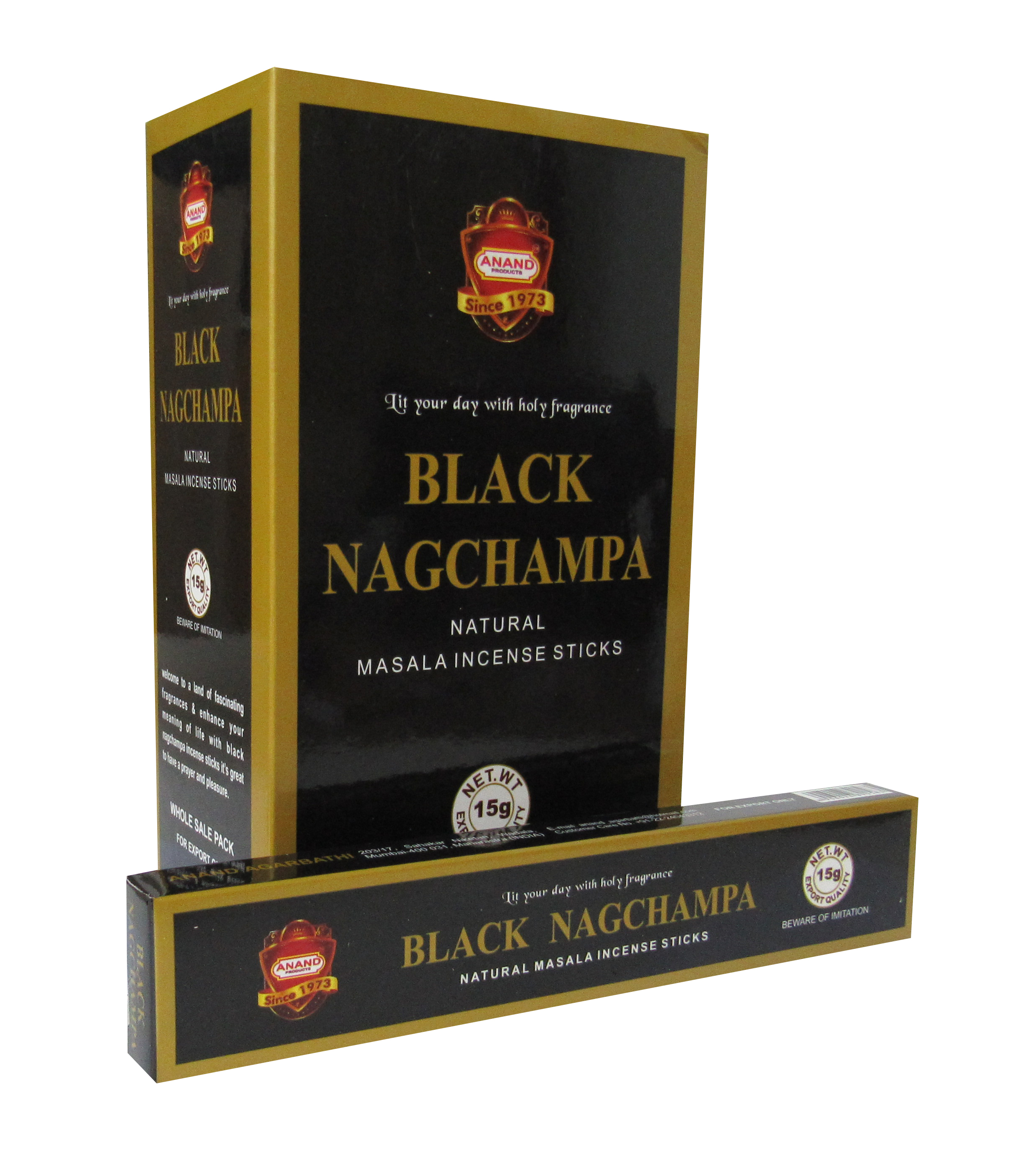 Incienso Nag Champa 12 Cajitas de 15 grs