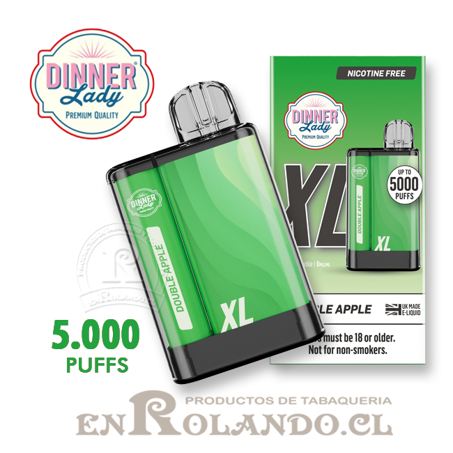 Vape Pen XL - Doble Manzana ($7.990 x Mayor) 5.000 Puffs