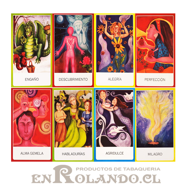 Set Cartas Oráculo Cristales y Ángeles ($3.490 x Mayor)