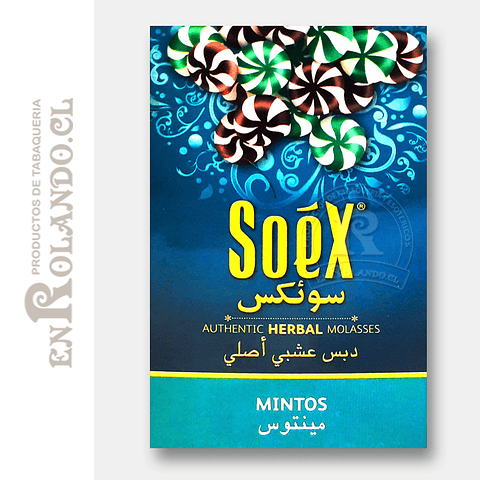 Molasses SoeX (Melaza) para Hookah Mentas ($2.990 X Mayor)