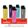 Encendedor Ronson Colourlite Pastel - Display ($3.490 x Mayo