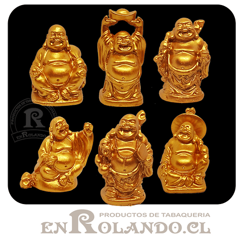 Set 6 Budas de la Fortuna Feng Shui ($3.990 x Mayor)