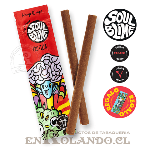 Soulblime Hemp Wrap Frutilla ($1.150)