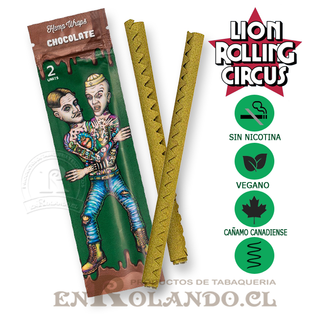 Lion Rolling Circus Wraps Hemp Chocolate ($836 x Mayor)
