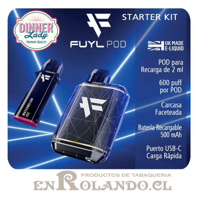 Vape Fuyl Recargable - Bubblegum ICE ($5.990 x Mayor) 600 Pu