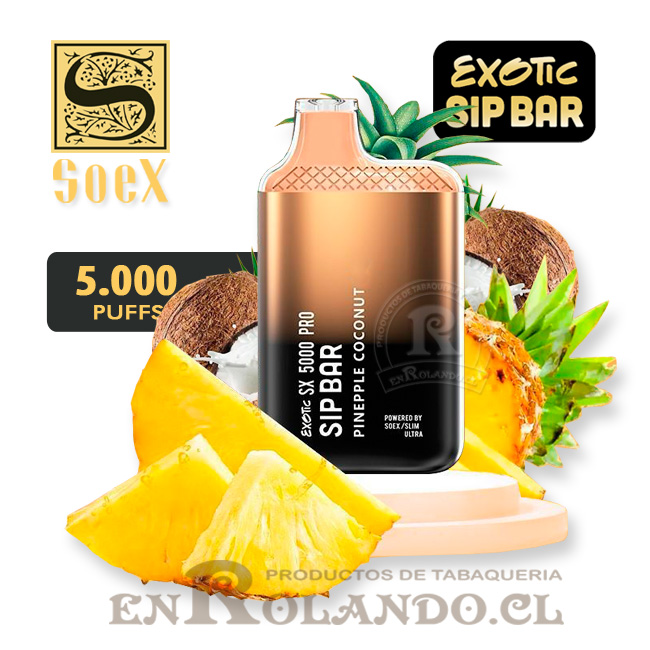 Vape Exotic Sip Bar - Pinepple Coconut ($7.990 x Mayor)