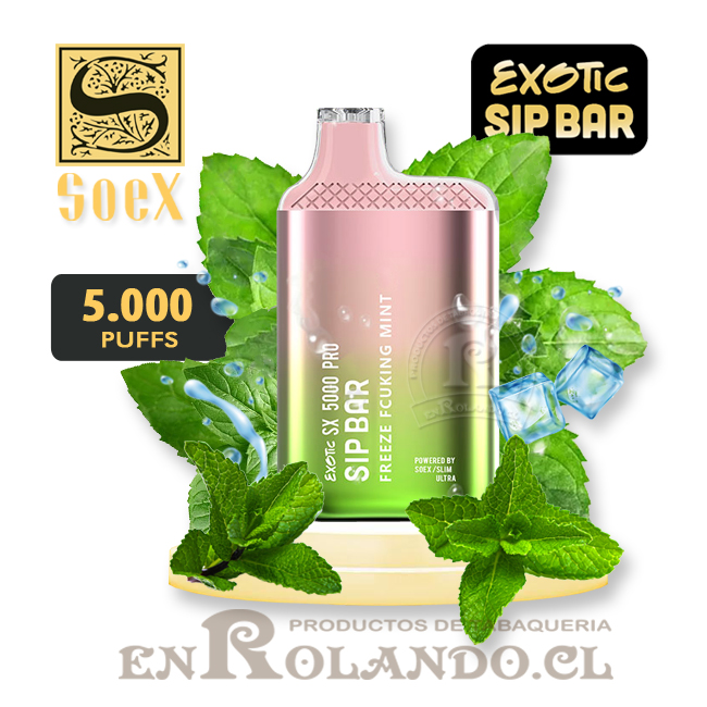 Vape Exotic Sip Bar - Freeze Fcuking Mint ($7.990 x Mayor)