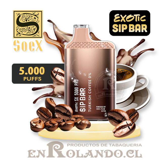 Vape Exotic Sip Bar - Turkish Coffee ($7.990 x Mayor)