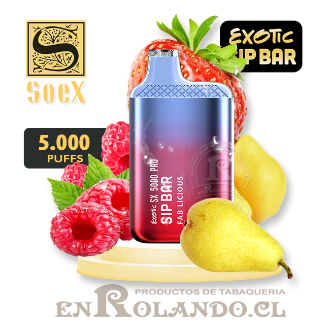 Vape Exotic Sip Bar - Fablicious ($7.990 x Mayor) 5.000 Puff
