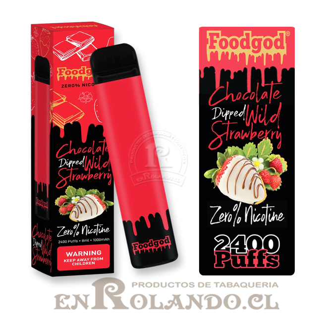 Vape Foodgod Zero - Chocolate Strawberry ($6.490 x Mayor)