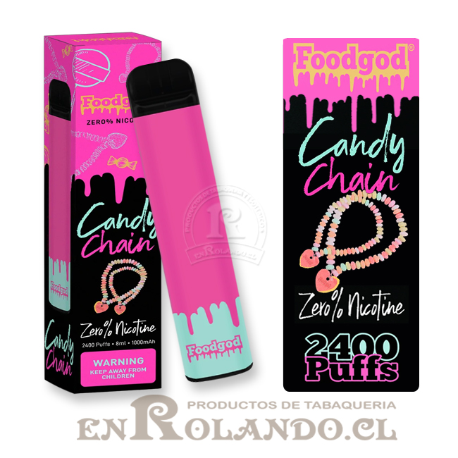 Vape Foodgod Zero - Candy Chain ($6.490 x Mayor) 2.400 Puff