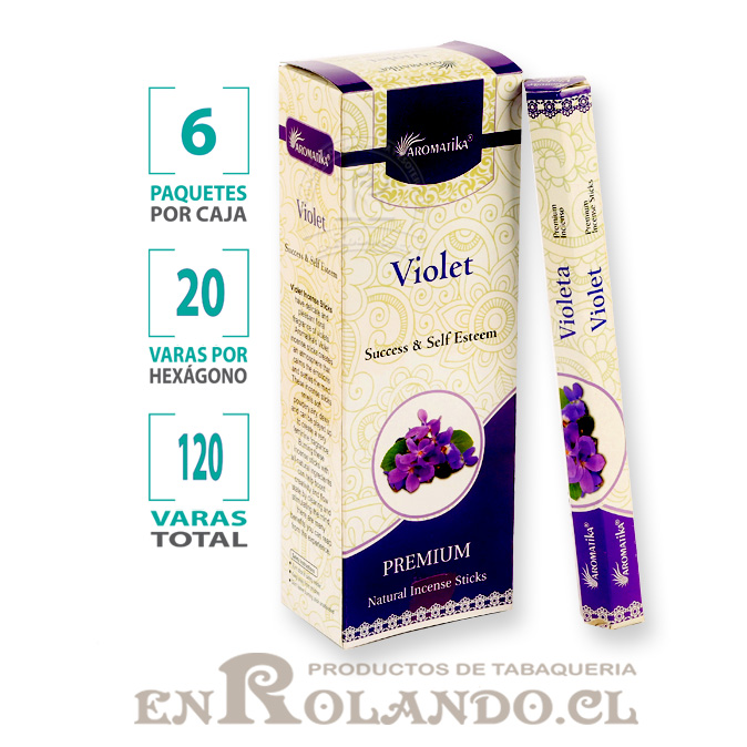 Incienso Aromatika Violeta - 120 varas