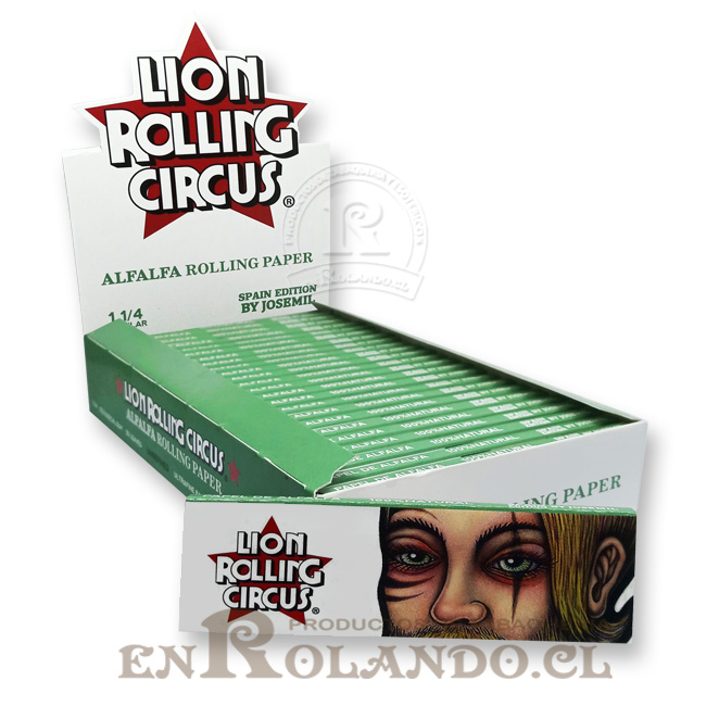 Papelillos Lion Rolling Circus Alfalfa 1 1/4 - Display