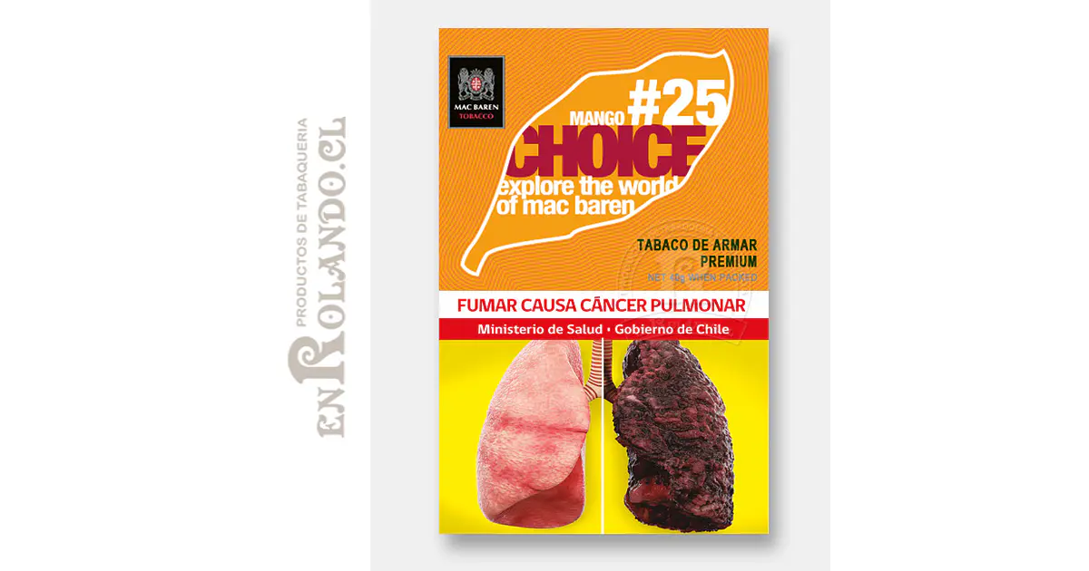 Tabaco Choice #25 Mango ($6.990 x Mayor)
