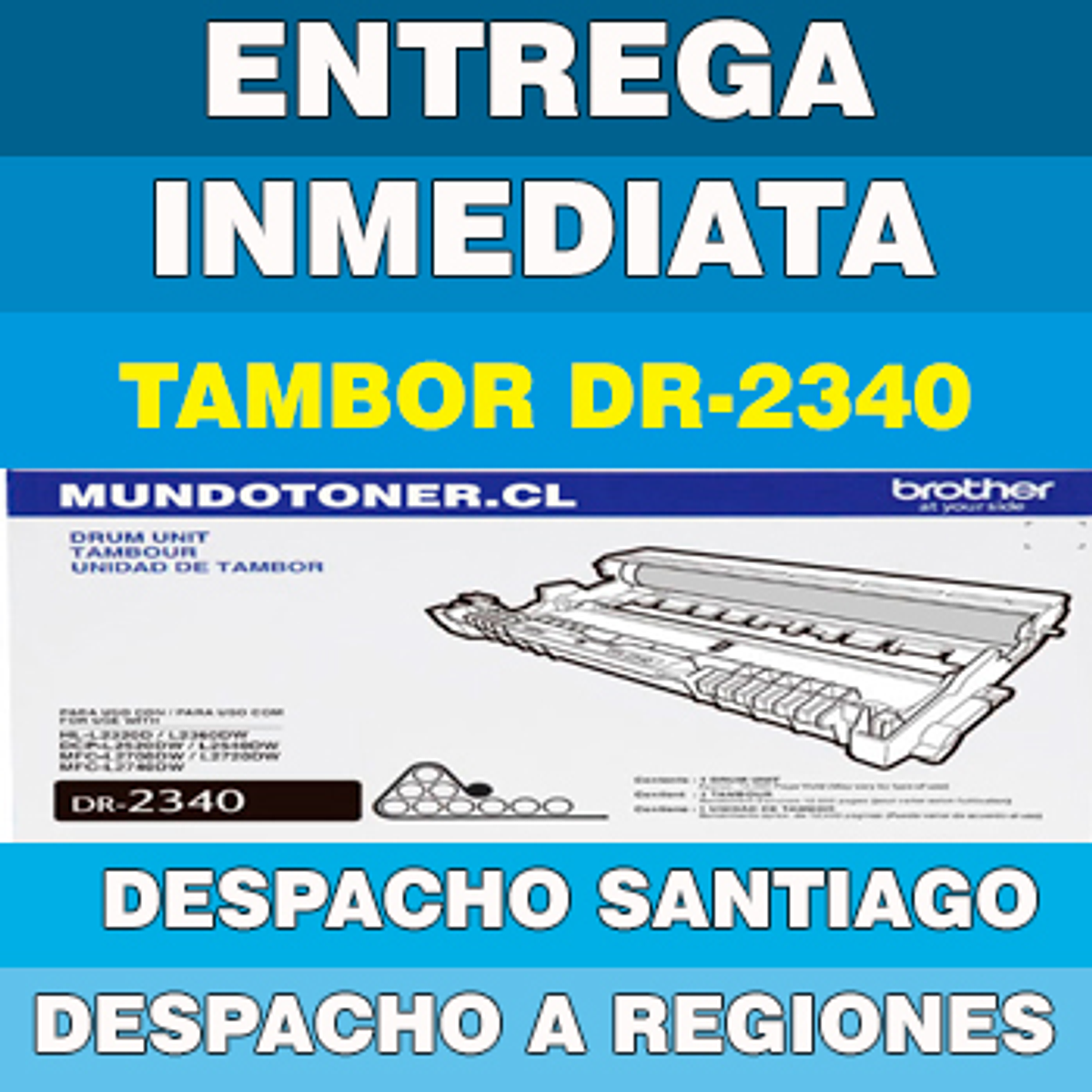 TAMBOR BROTHER DR-2340 ORIGINAL HL-L2320D/HL-L2360DW/DCP L25