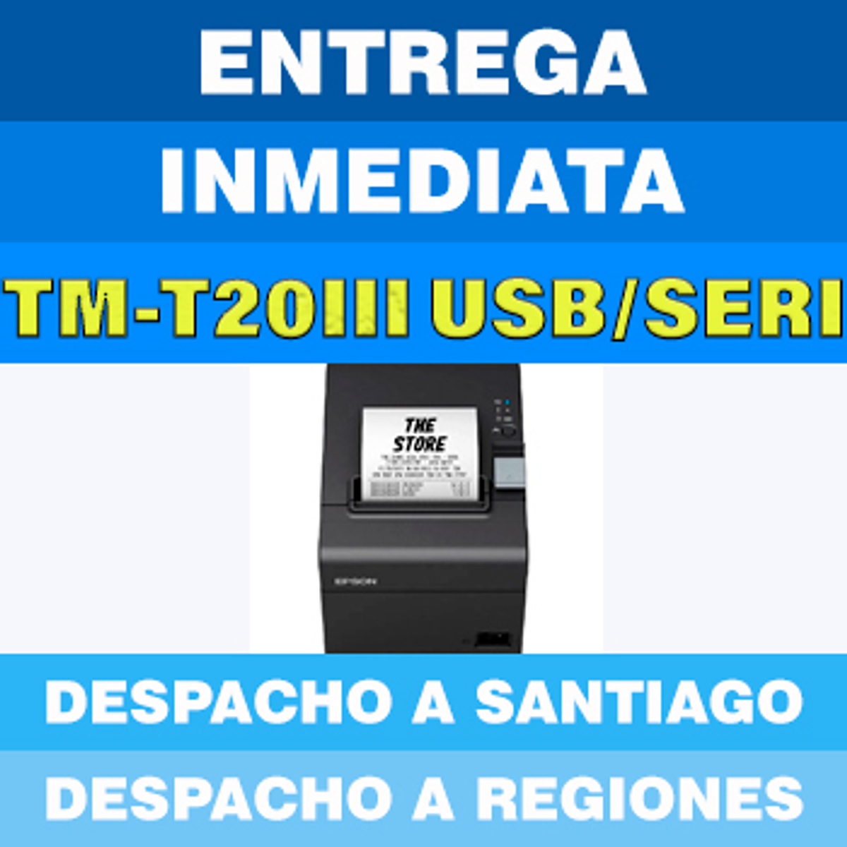 IMPRESORA EPSON TM-T20III USB/ SERIAL C31CH51001