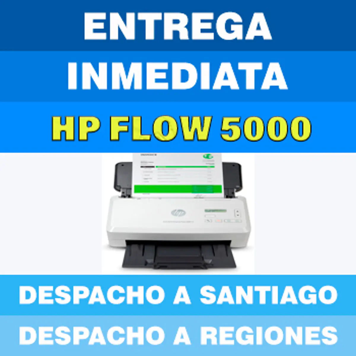 ESCANER HP SCANJET ENTERPRISE FLOW 5000 S5 6FW09A#AKV